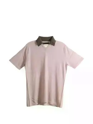 Frenckenberger V-neck Polo Shirt - Neutrals