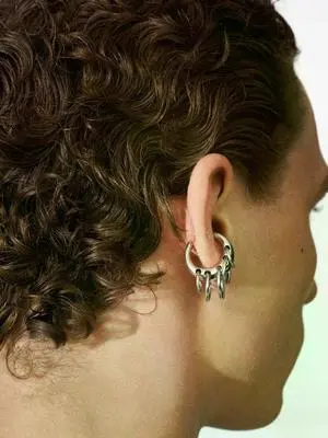 PANCONESI Multi-hoop Ear Cuff - Silver
