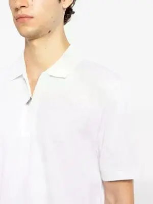 BOSS Front Zip-fastening Polo Shirt