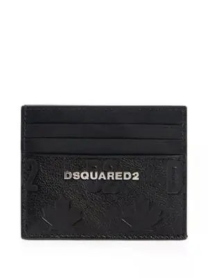Dsquared2 Monogram Credit Card Holder - Black