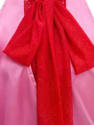 NEVER FULLY DRESSED Lace-trim Blouse