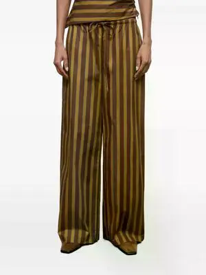 Staud Mateo Striped Trousers