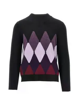 BALLANTYNE Argyle Cashmere Sweater