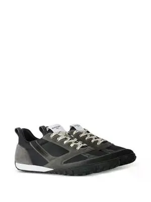 Givenchy Glide Suede-panel Sneakers - Grey