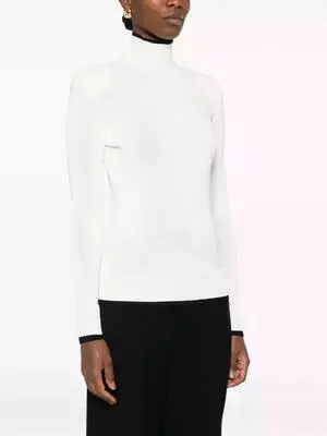 TOTEME Ribbed Knit Turtleneck Sweater