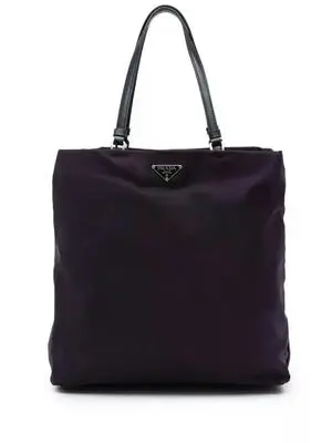 Prada 2000-2013 Tessuto Tote Bag - Purple