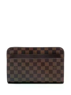 LOUIS VUITTON Damier Ebene Saint Louis Clutch Bag