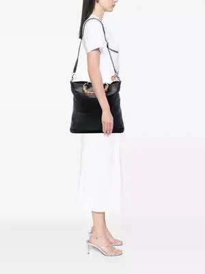 Gucci Pebbled Calfskin Bamboo Shopper Tote Satchel