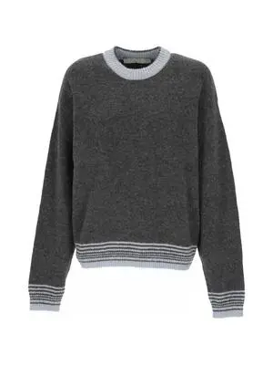 TELA Striped Cuff Sweater