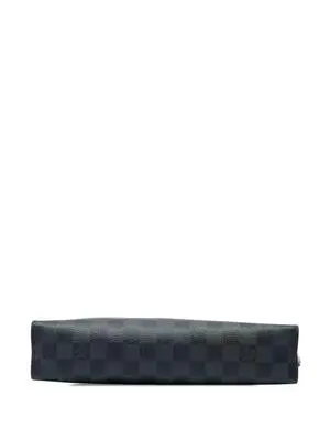 LOUIS VUITTON Damier Graphite Pochette Voyage Mm Clutch Bag