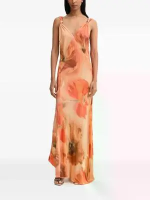 NEVER FULLY DRESSED Sofia Maxi Dress - Orange