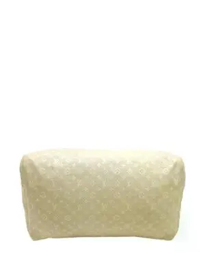 LOUIS VUITTON Monogram Mini Lin Speedy 30 Boston Bag - Neutrals