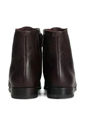 ANIPS Grained Leather Ankle Boots
