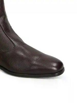 ANIPS Grained Leather Ankle Boots