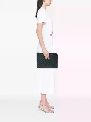 LOUIS VUITTON Damier Graphite Pochette Jour Gm Clutch Bag