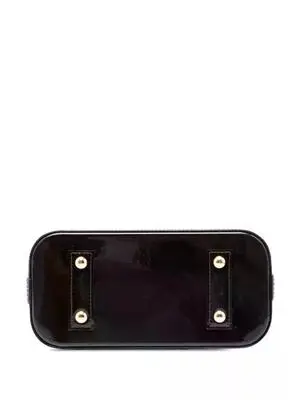 LOUIS VUITTON 2017 Monogram Vernis Alma Bb Satchel