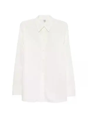 TOTEME Ecru Long Sleeve Shirt - Neutrals