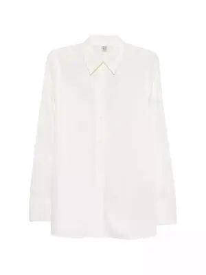 TOTEME Ecru Long Sleeve Shirt