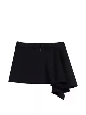 Givenchy Ruffled Asymmetric Mini Skirt