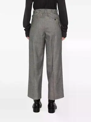 NICHOLSON & NICHOLSON Houndstooth Straight-leg Trousers