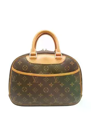 LOUIS VUITTON 2006 Monogram Trouville Handbag - Brown