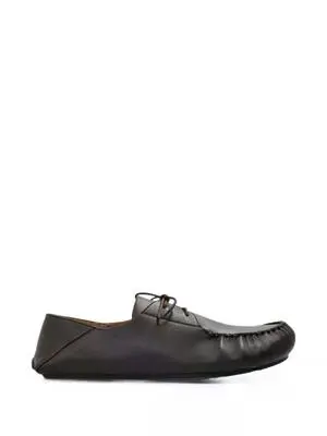 Loewe Rambla Leather Shoes - Brown