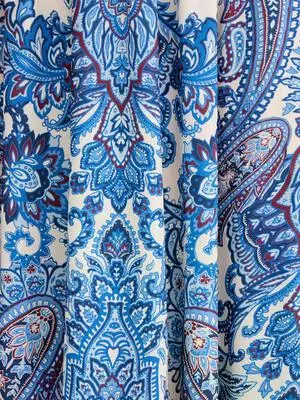 OUI Paisley Print Straight Maxi Skirt