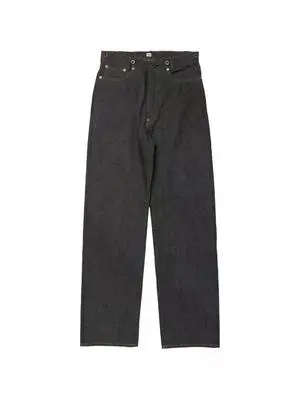 TAIGA TAKAHASHI Buckle-strap Straight-leg Jeans