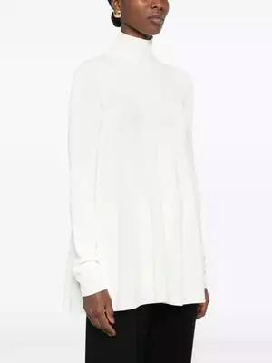 TOTEME Crepe Turtleneck Sweater
