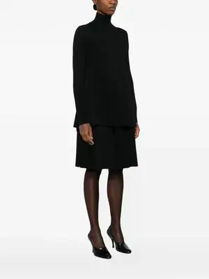 TOTEME Crepe Turtleneck Top