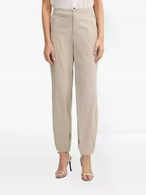 MOS MOSH Elasticated-waistband Tapered Trousers