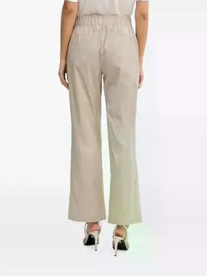 MOS MOSH Elasticated-waistband Tapered Trousers