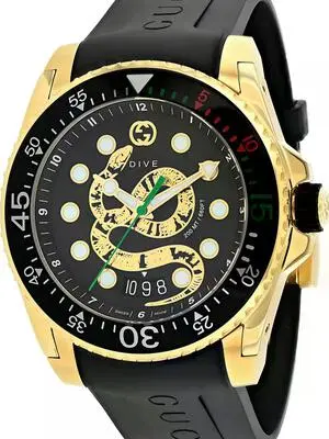 Gucci Dive 45mm Watch - Black