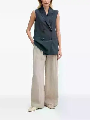 MOS MOSH Mmphiline Roy Double-breasted Sleeveless Blazer