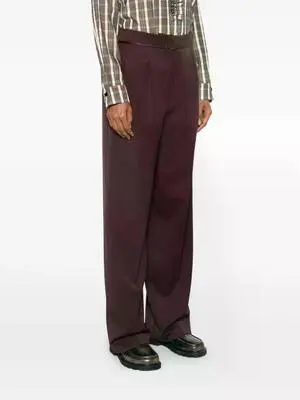 FORTE_FORTE Pleated Wide-leg Trousers