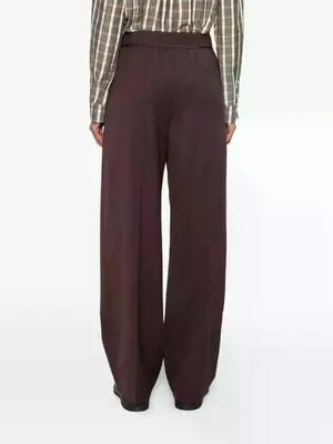 FORTE_FORTE Pleated Wide-leg Trousers