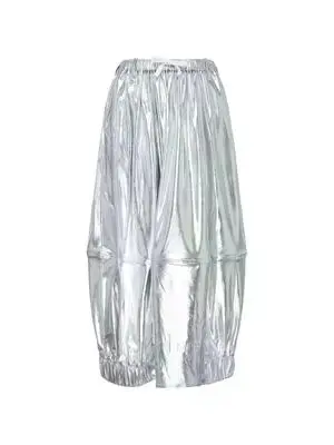 MELITTA BAUMEISTER Metallic Gathered Midi Skirt