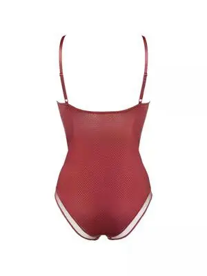 ERES Porte-bonheur Lace-panelled Bodysuit