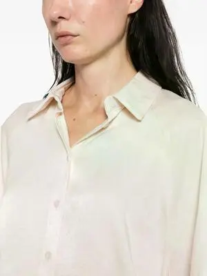 Dixie Raglan-sleeve Shirt With Slub Texture