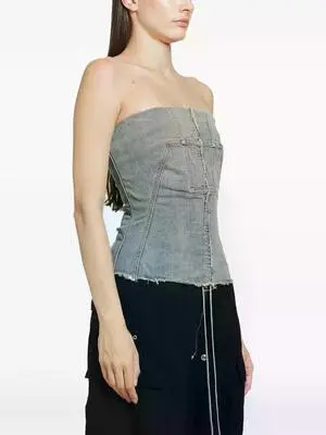 Rick Owens Strapless Bustier Top