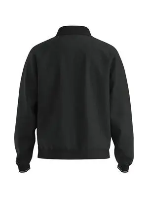 BOSS Zip-up Sweatshirt With Ribbed Texture