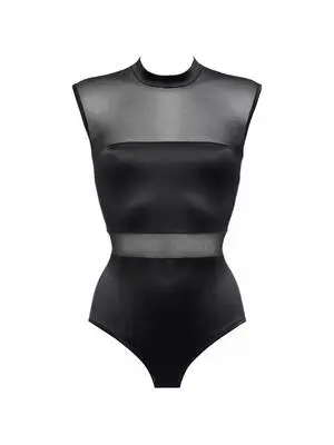 ERES Talentueuse Mesh-panel Bodysuit - Black
