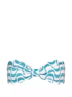 Marysia Antibes Wave-print Bikini Top