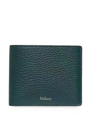 Mulberry Grained Leather Wallet - Green