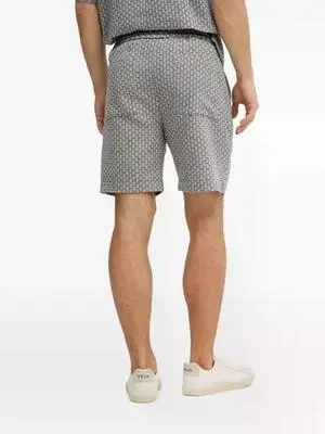 MOS MOSH Mmgfloyd Basso Geometric-pattern Elasticated-waist Shorts