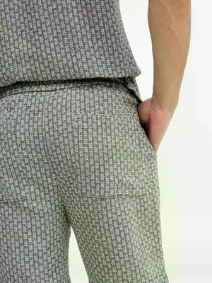 MOS MOSH Mmgfloyd Basso Geometric-pattern Elasticated-waist Shorts