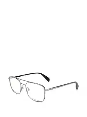 Rag & Bone Double Bridge Eyeglasses - Silver