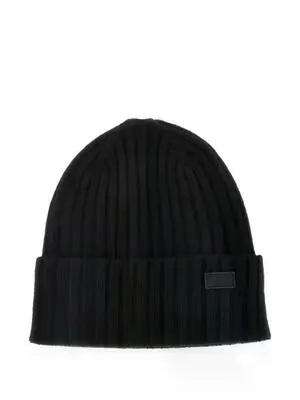 Max Mara Ribbed-knit Virgin Wool Beanie Hat
