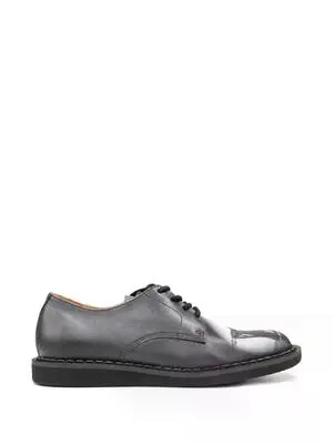 Undercover Graphic Print Leather Derby Shoes