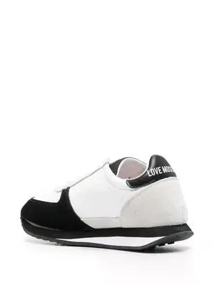 Moschino Love Suede-panelled Sneakers
